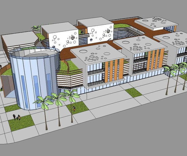 ArtStation - City-Education-Children-Kindergarten-0108 | Resources