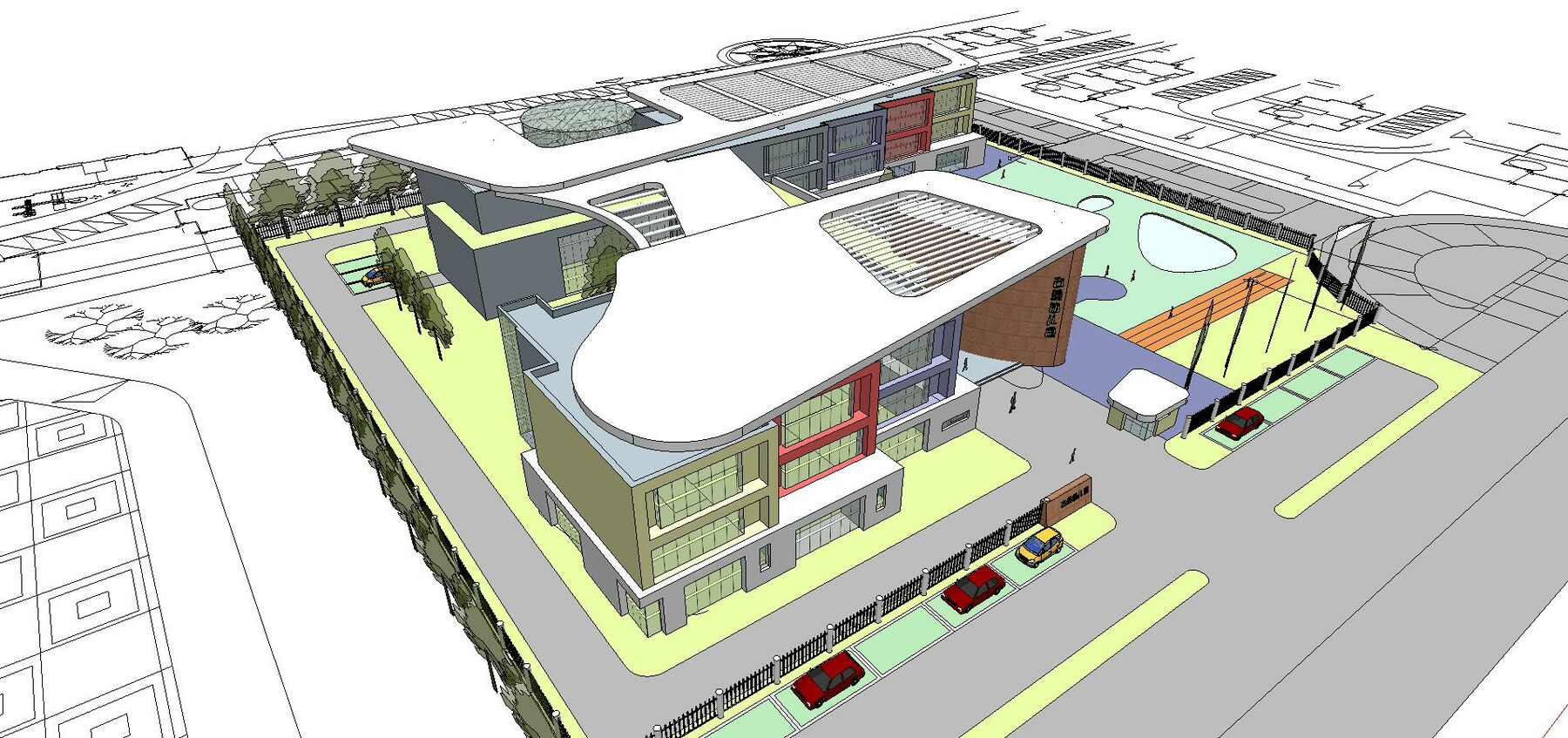 ArtStation - City-Education-Children-Kindergarten-0114 | Resources