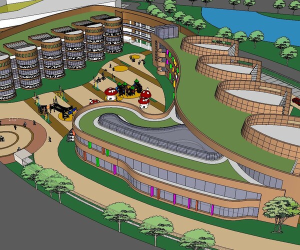 ArtStation - City-Education-Children-Kindergarten-0135 | Resources