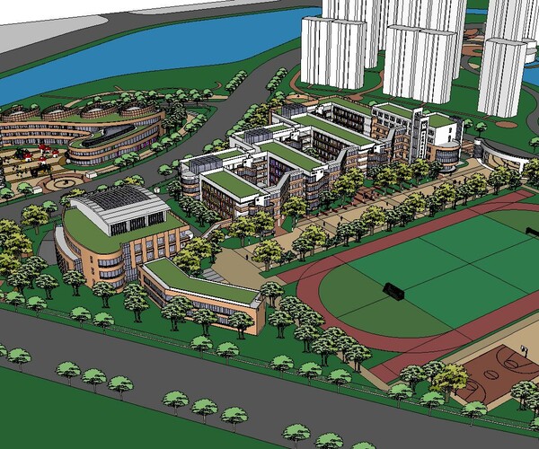 ArtStation - City-Education-Children-Kindergarten-0135 | Resources