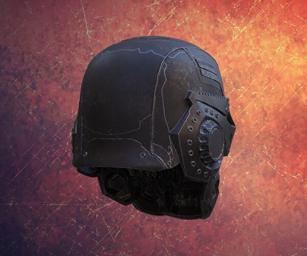 ArtStation - printable hydra helmet airsoft paintball sci-fi 3D print ...