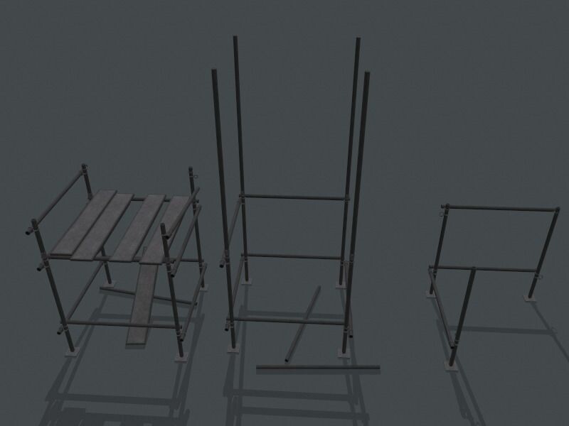 ArtStation - Free Modular Scaffolding Set | Game Assets