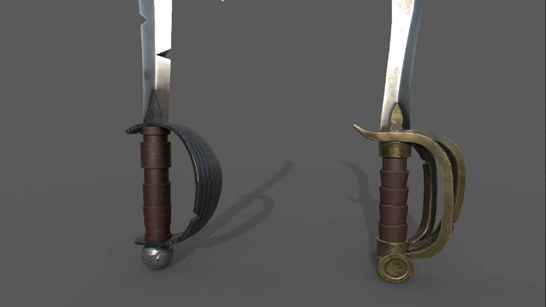 ArtStation - Stylized Cutlass Low-poly 3D model Low-poly 3D model ...