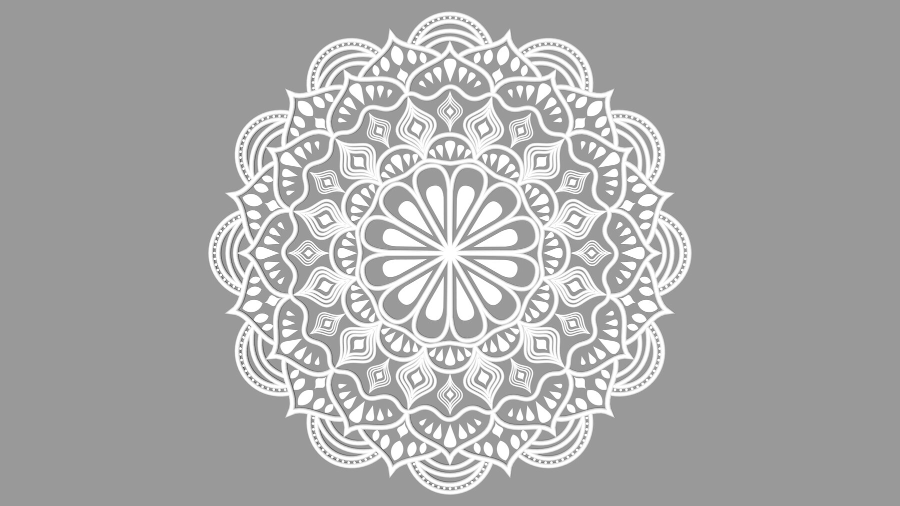 ArtStation - mandala white | Resources