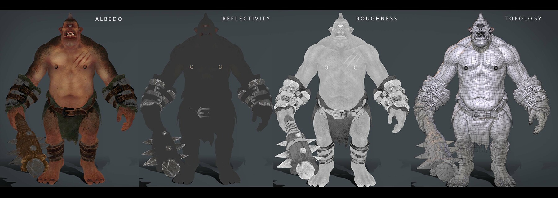 ArtStation - Ogre Cyclops Game-ready | Game Assets
