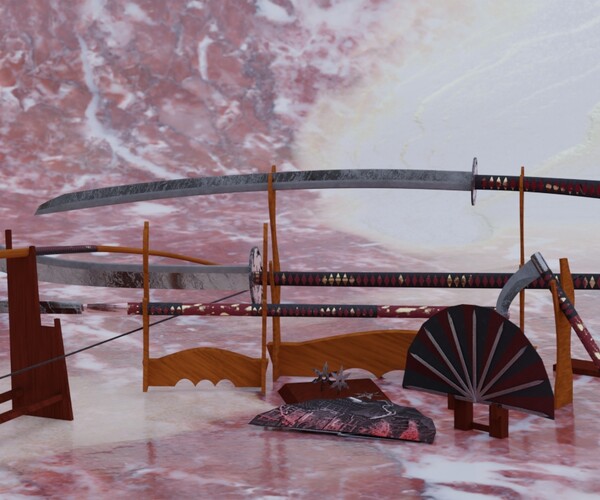 ArtStation - Japan Weapons | Game Assets