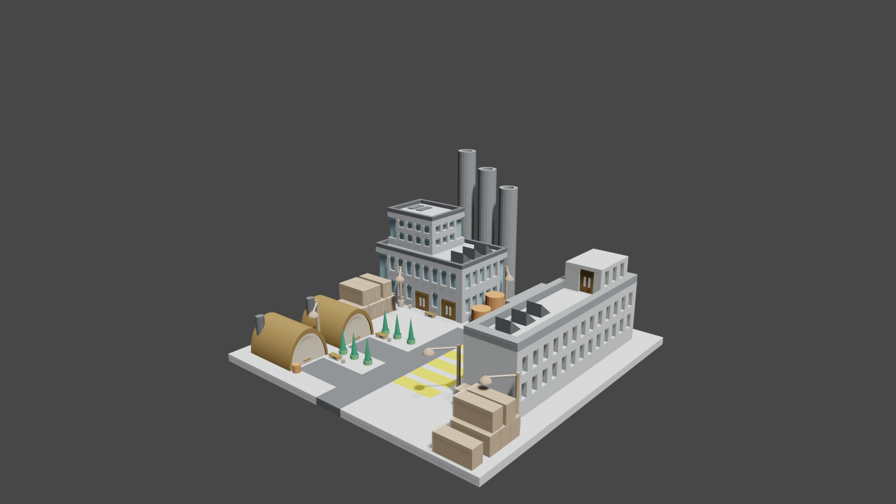 ArtStation - Factory 3 WOU Kit | Game Assets