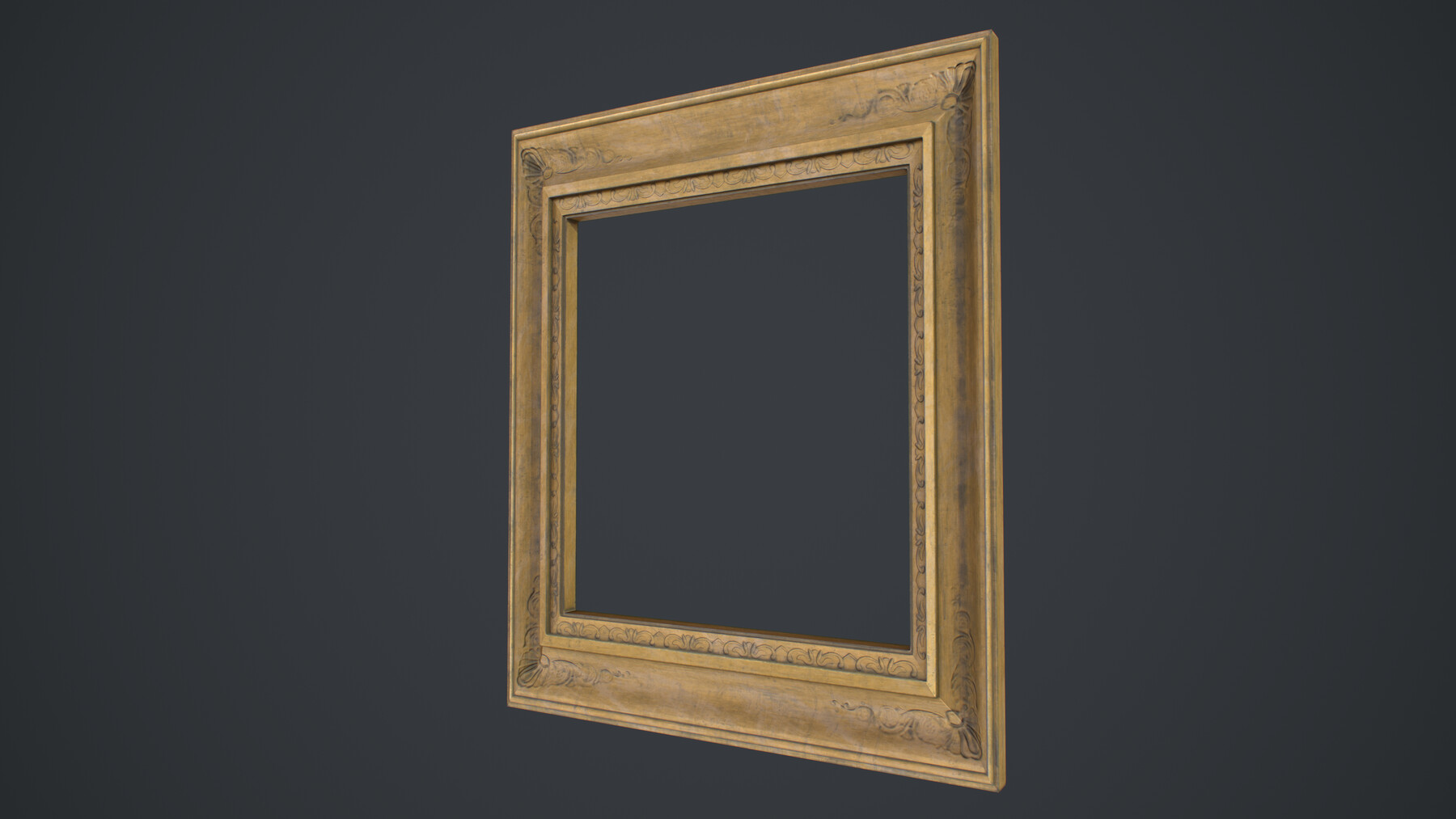 ArtStation - Golden Picture Frames Set | Game Assets