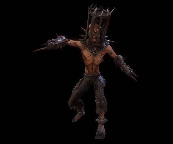 ArtStation - Game ready model Monster Prisoner | Game Assets