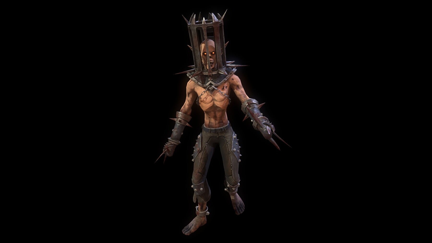 ArtStation - Game ready model Monster Prisoner | Game Assets