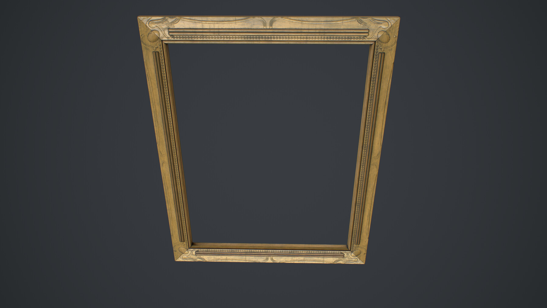 ArtStation - Golden Picture Frames Set | Game Assets