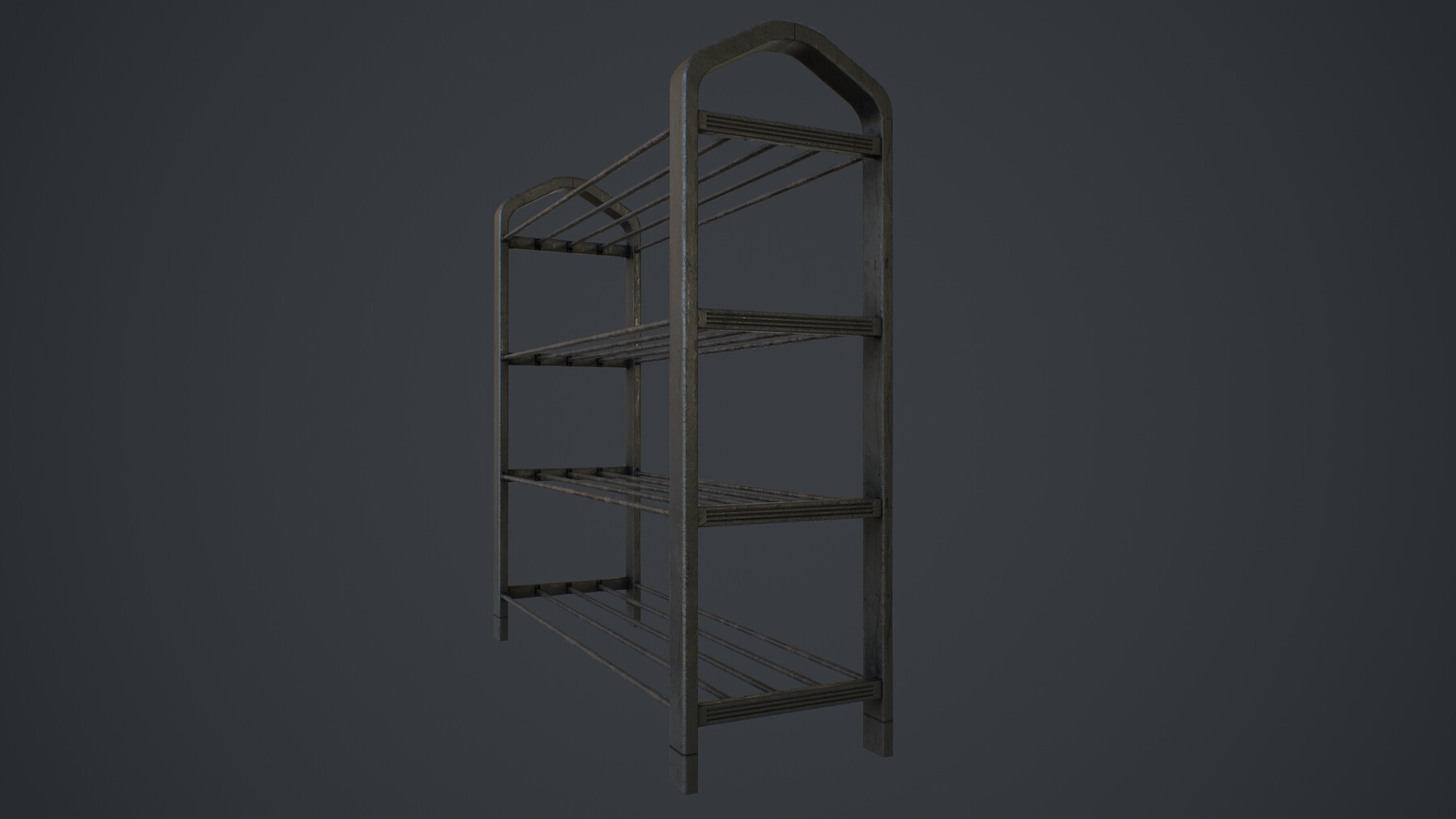 ArtStation - Metal Used Shoe Rack | Game Assets