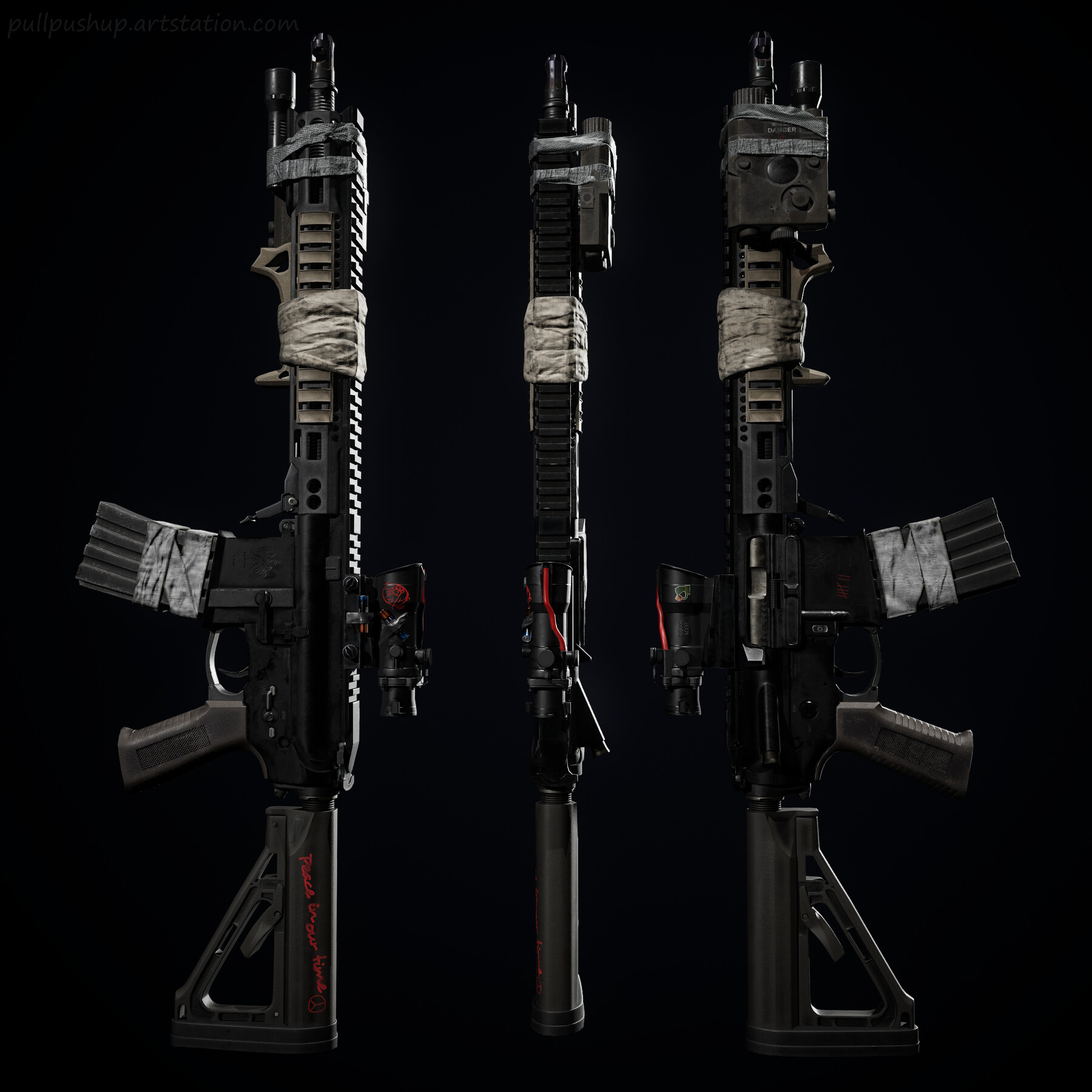 ArtStation - Game Ready Assult Rifle | Game Assets