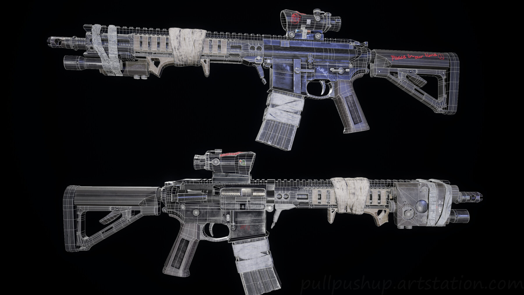 ArtStation - Game Ready Assult Rifle | Game Assets