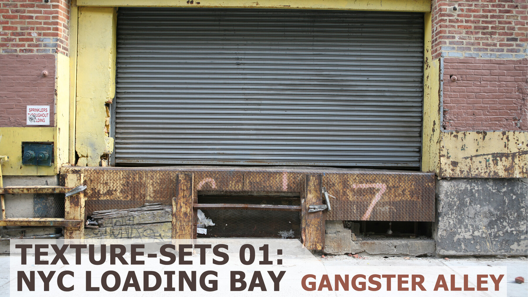 ArtStation - NYC Loading Bay Texture Reference Set 01.01 | Resources
