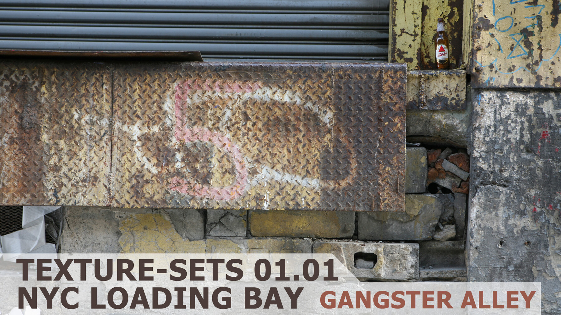 ArtStation - NYC Loading Bay Texture Reference Set 01.01 | Resources