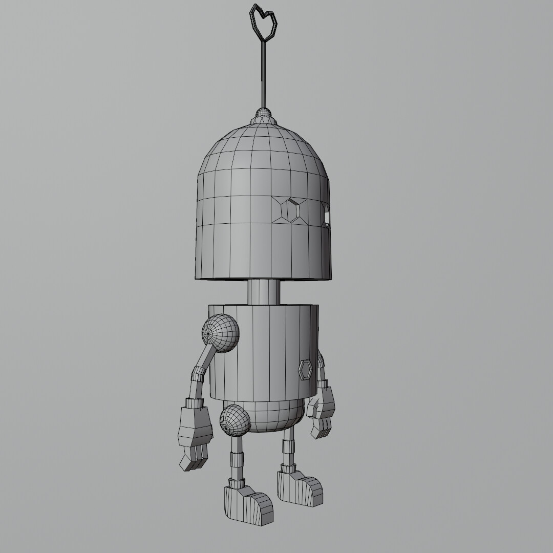 ArtStation - Little Robot Blender Low-poly 3D model | Game Assets