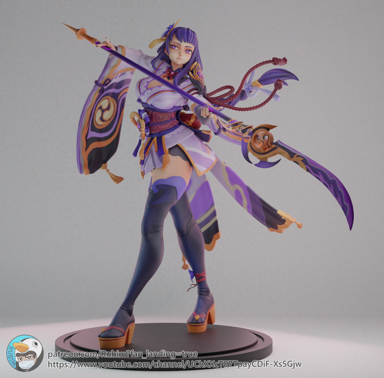 ArtStation - Raiden shogun | Resources