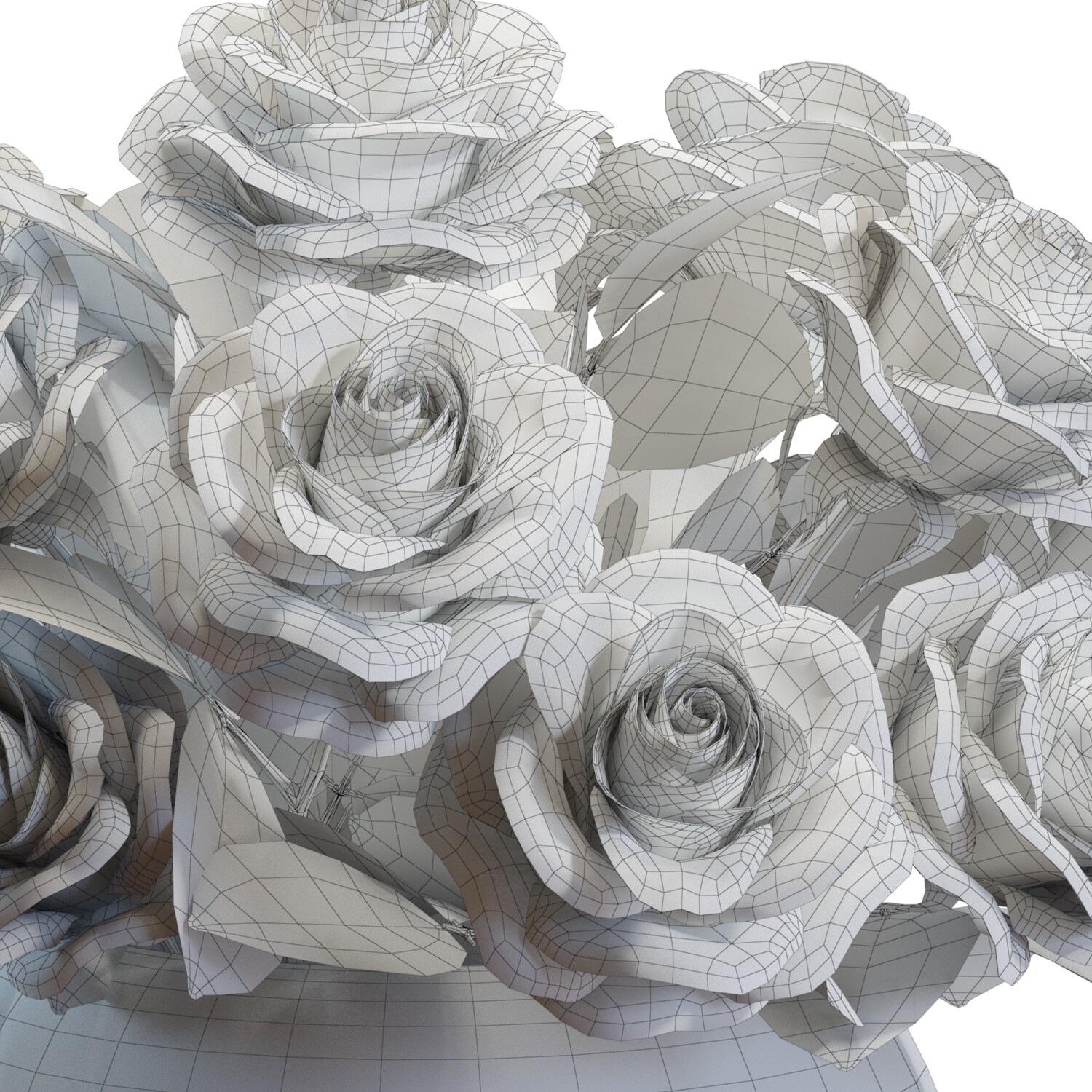 ArtStation - Flower Set 08 / Mixed Roses Bouquet | Resources