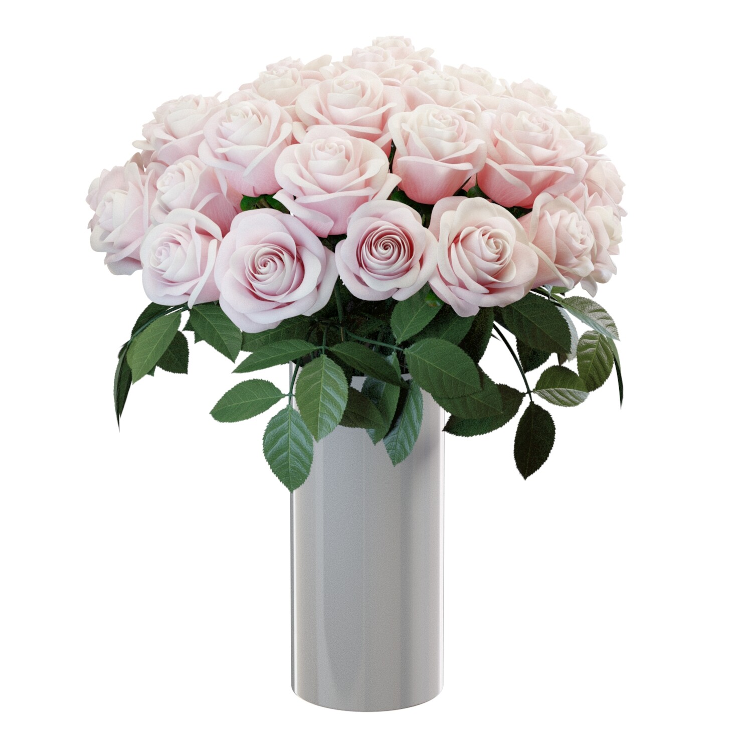 ArtStation - Flower Set 09 / Light Pink Roses Bouquet | Resources