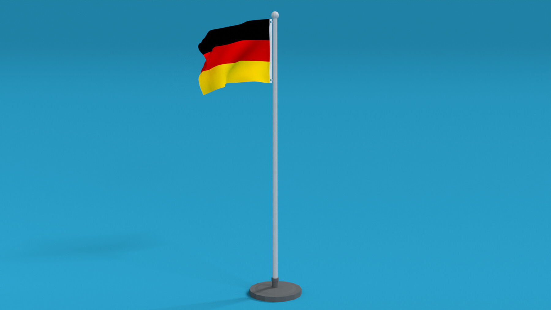 ArtStation - Low Poly Seamless Animated Germany Flag | Game Assets