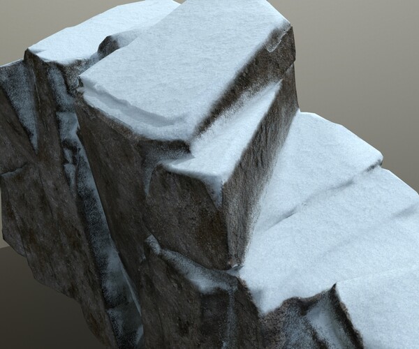 ArtStation - snow rocks | Game Assets