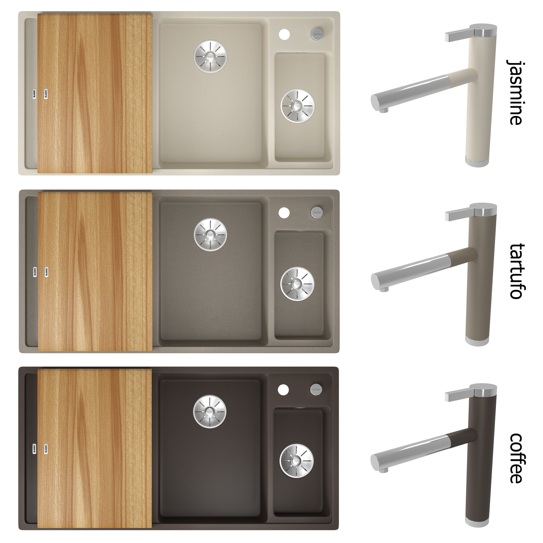 ArtStation - Sink Blanco AXIA III 6 S and mixer Blanco LINEE-S | Resources