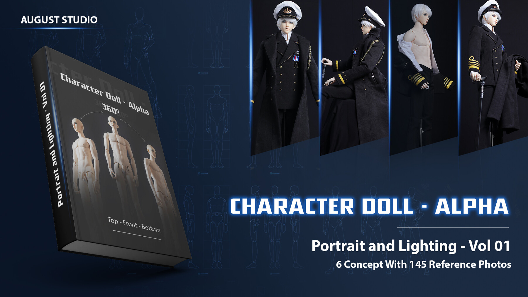 ArtStation - Character Doll Alpha - Portrait and Lighting - Vol 01 ...