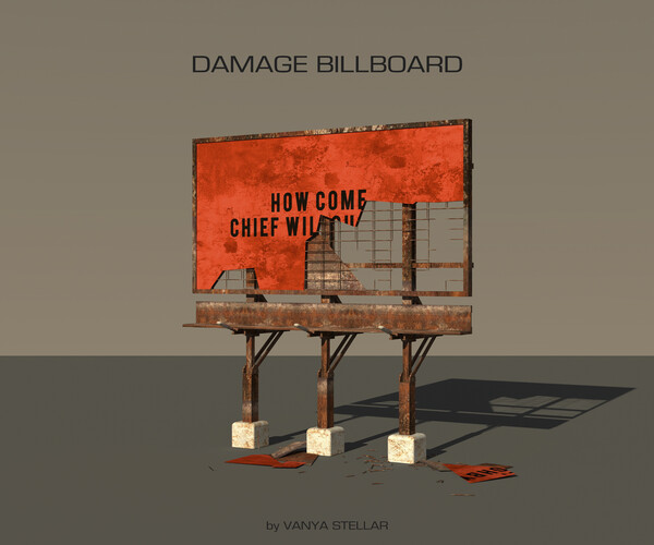 ArtStation - Damage Billboard 3P | Resources