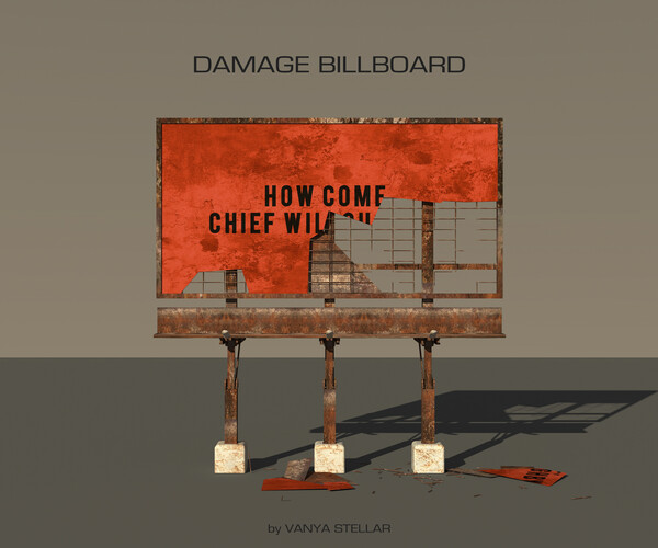 ArtStation - Damage Billboard 3P | Resources