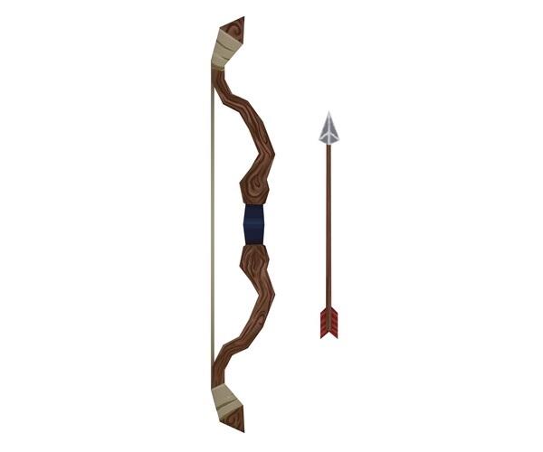 ArtStation - Fantasy Stylized bow and arrow| Stylized bow and arrow ...