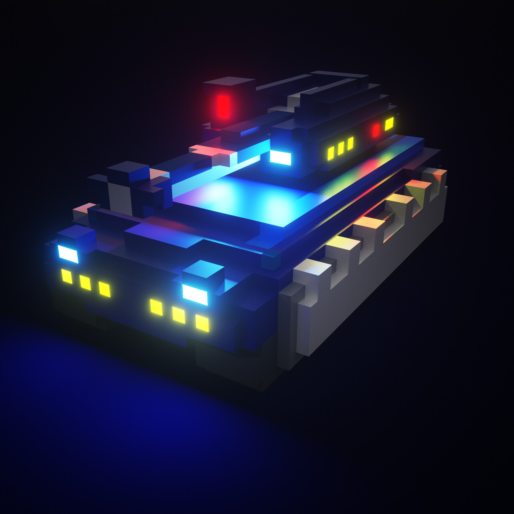 ArtStation - voxel tank | Game Assets