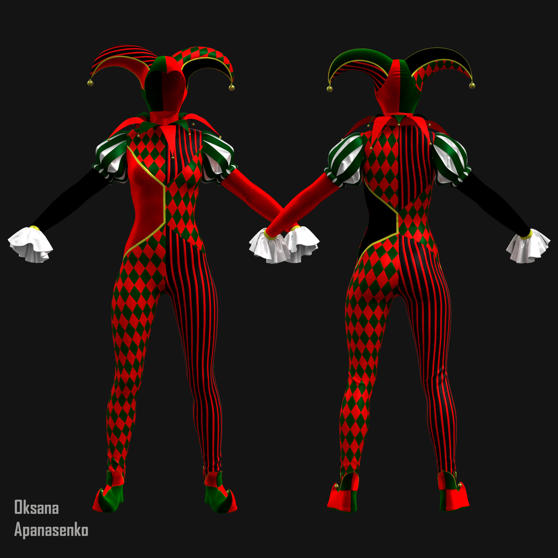 ArtStation - Jester. Clo 3D/MD project + OBJ, FBX files | Game Assets