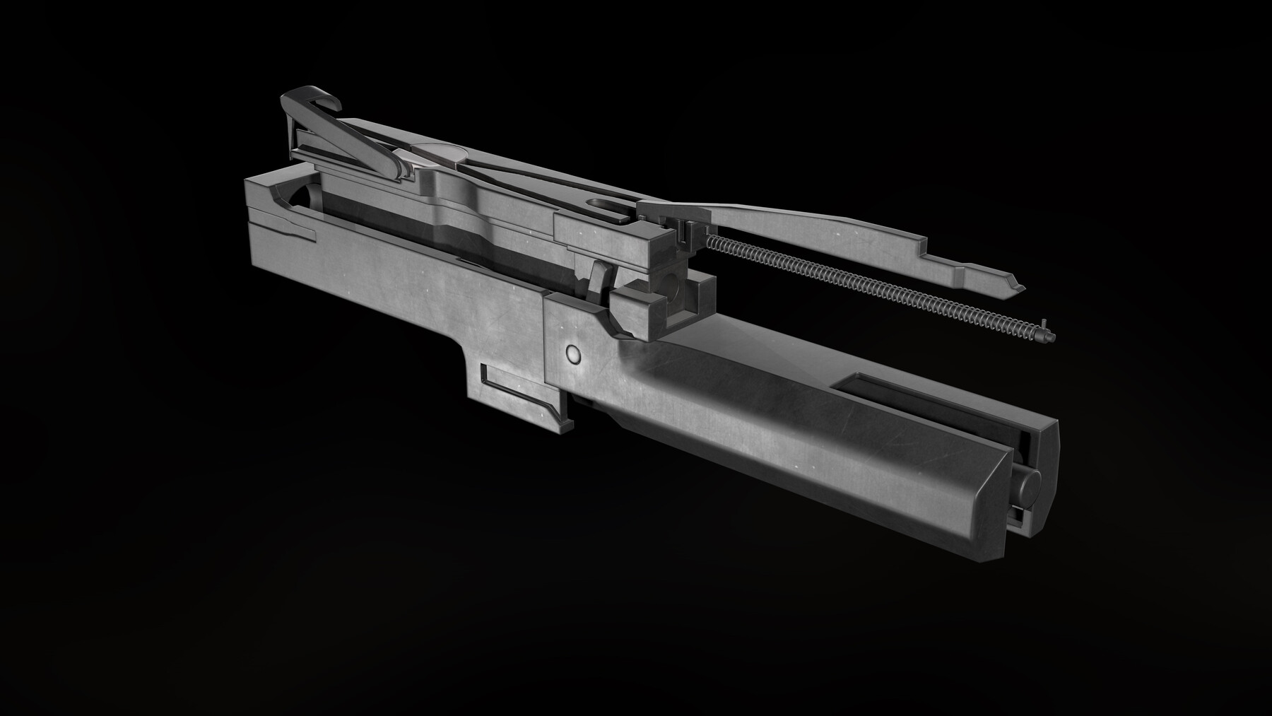ArtStation - M2 Browning Heavy Machine Gun Lowpoly | Game Assets