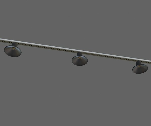 ArtStation - Industrial Lamps - Lights for Warehouse - Lampadas Low ...