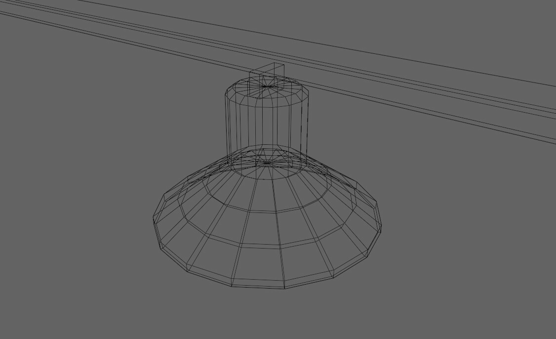 ArtStation - Industrial Lamps - Lights for Warehouse - Lampadas Low ...