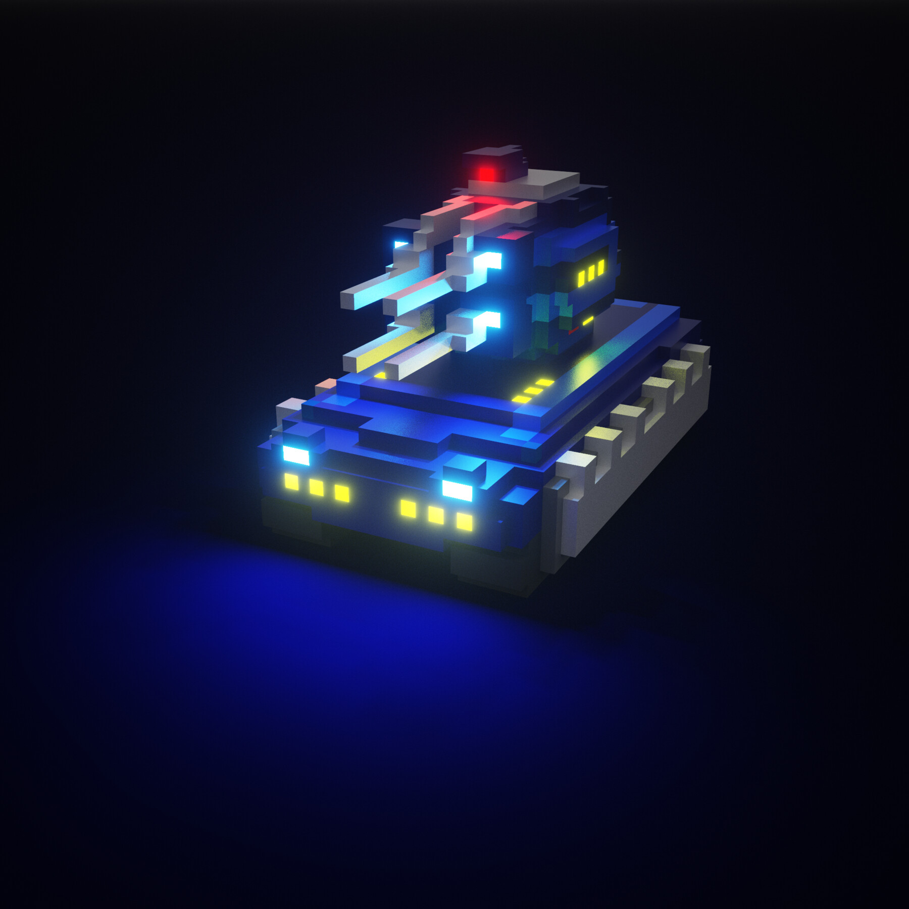 ArtStation - voxel tank 2 | Game Assets
