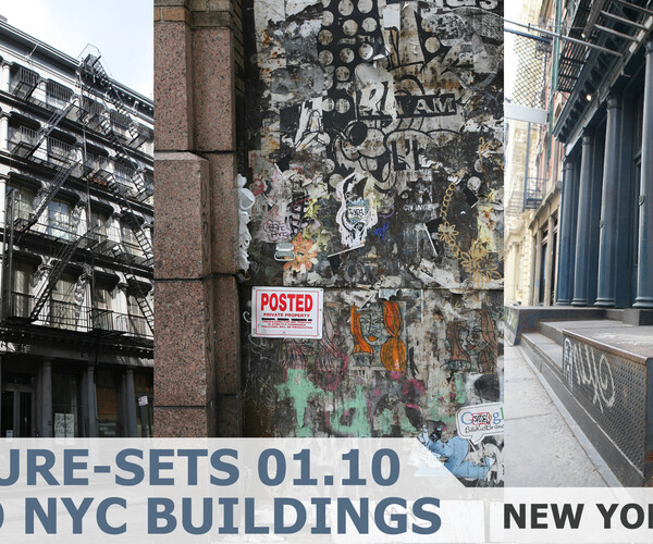 ArtStation - Soho NYC Texture Set | Resources