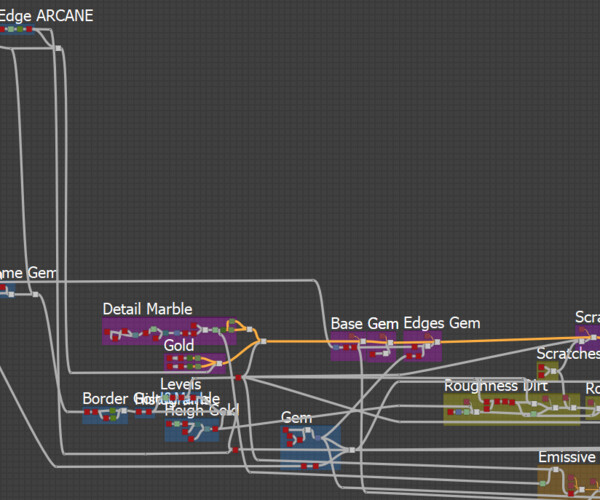 ArtStation - ARCANE Substance Designer material | Game Assets