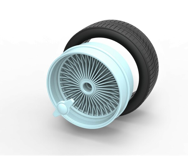 ArtStation - Diecast wire wheel 1 Scale 1 to 10 | Resources