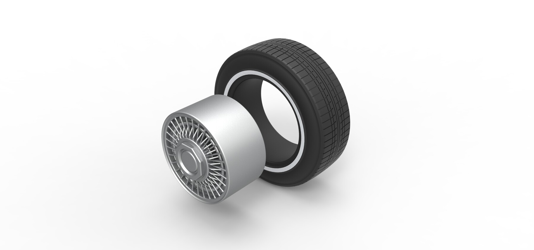 ArtStation - Diecast wire wheel 3 Scale 1 to 10 | Resources