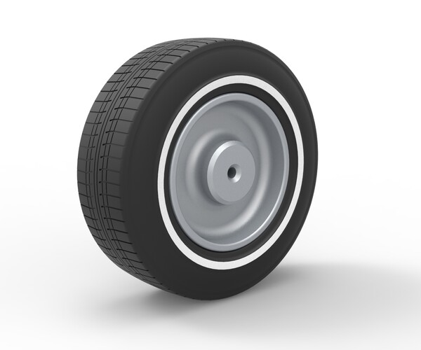 ArtStation - Diecast wire wheel 4 Scale 1 to 10 | Resources