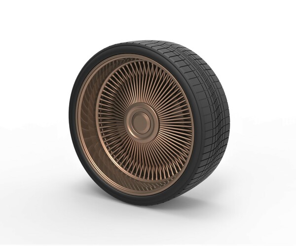 ArtStation - Diecast wire wheel 5 Scale 1 to 10 | Resources