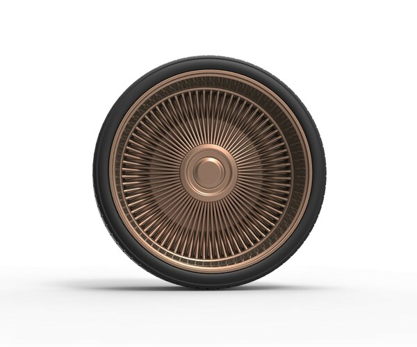 ArtStation - Diecast wire wheel 5 Scale 1 to 10 | Resources