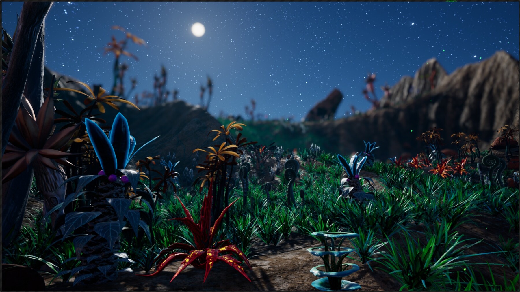 ArtStation - Alien Planet Fantasy Environment Grassland Plants - UE4 ...