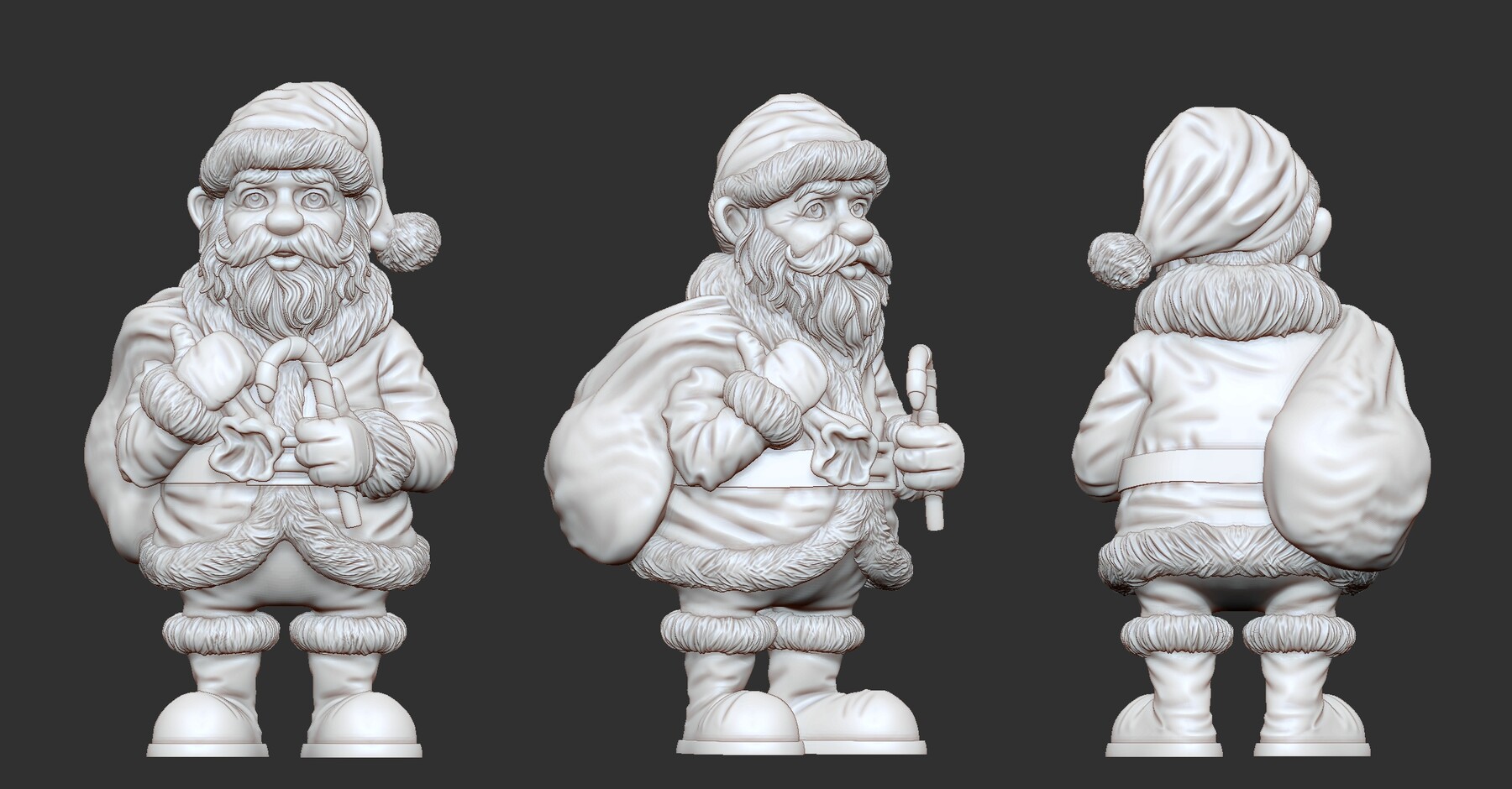 ArtStation - santa claus 3D print Model | Tutorials