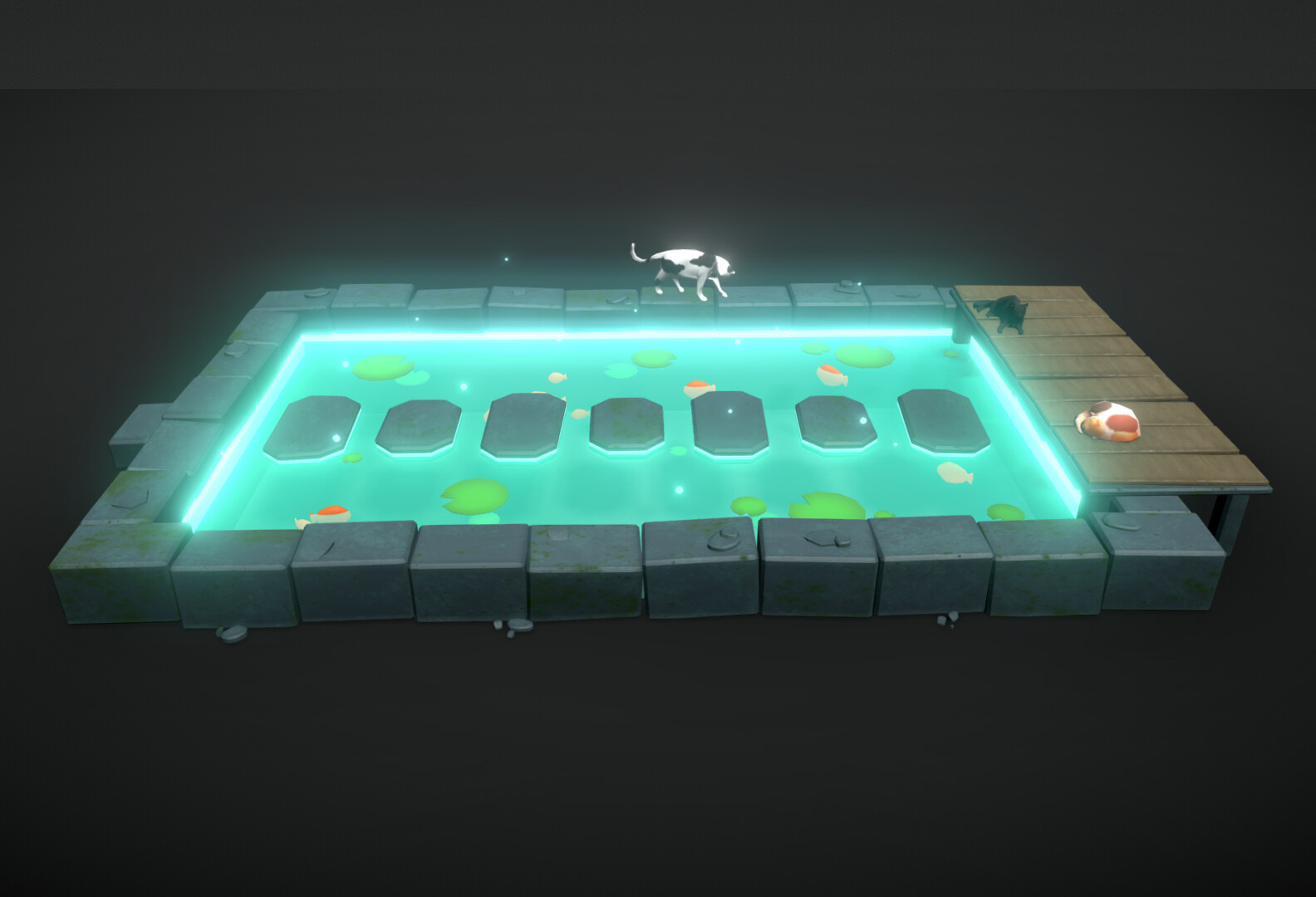 ArtStation - Japanese Pond | Game Assets