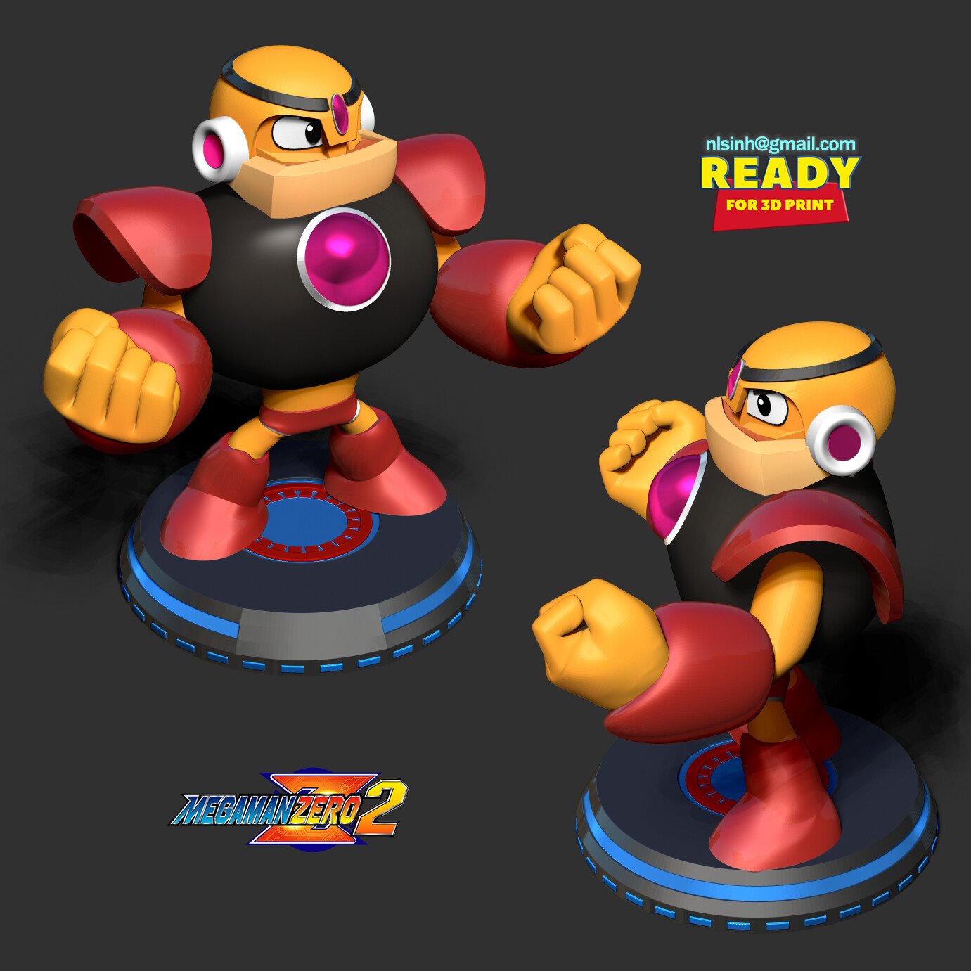 ArtStation - Guts Man - Mega Man Fanart | Resources