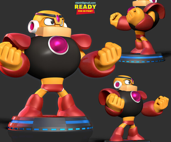 ArtStation - Guts Man - Mega Man Fanart | Resources