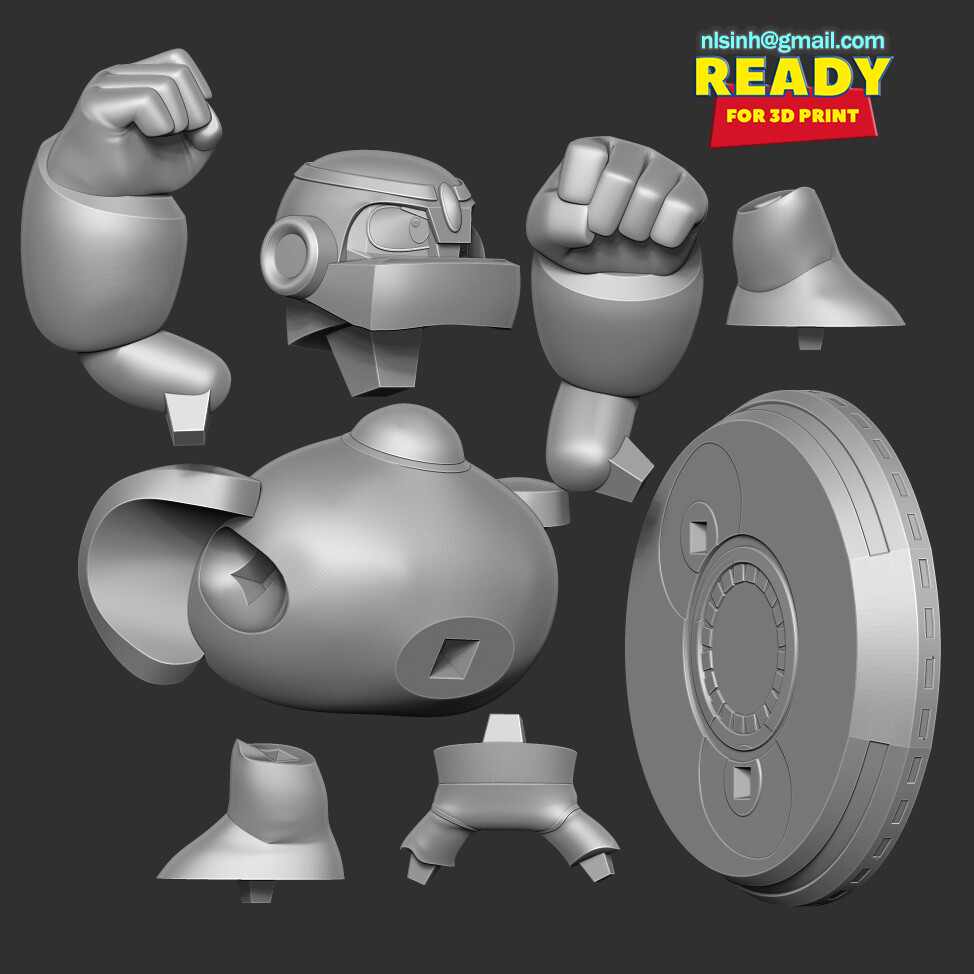 ArtStation - Guts Man - Mega Man Fanart | Resources